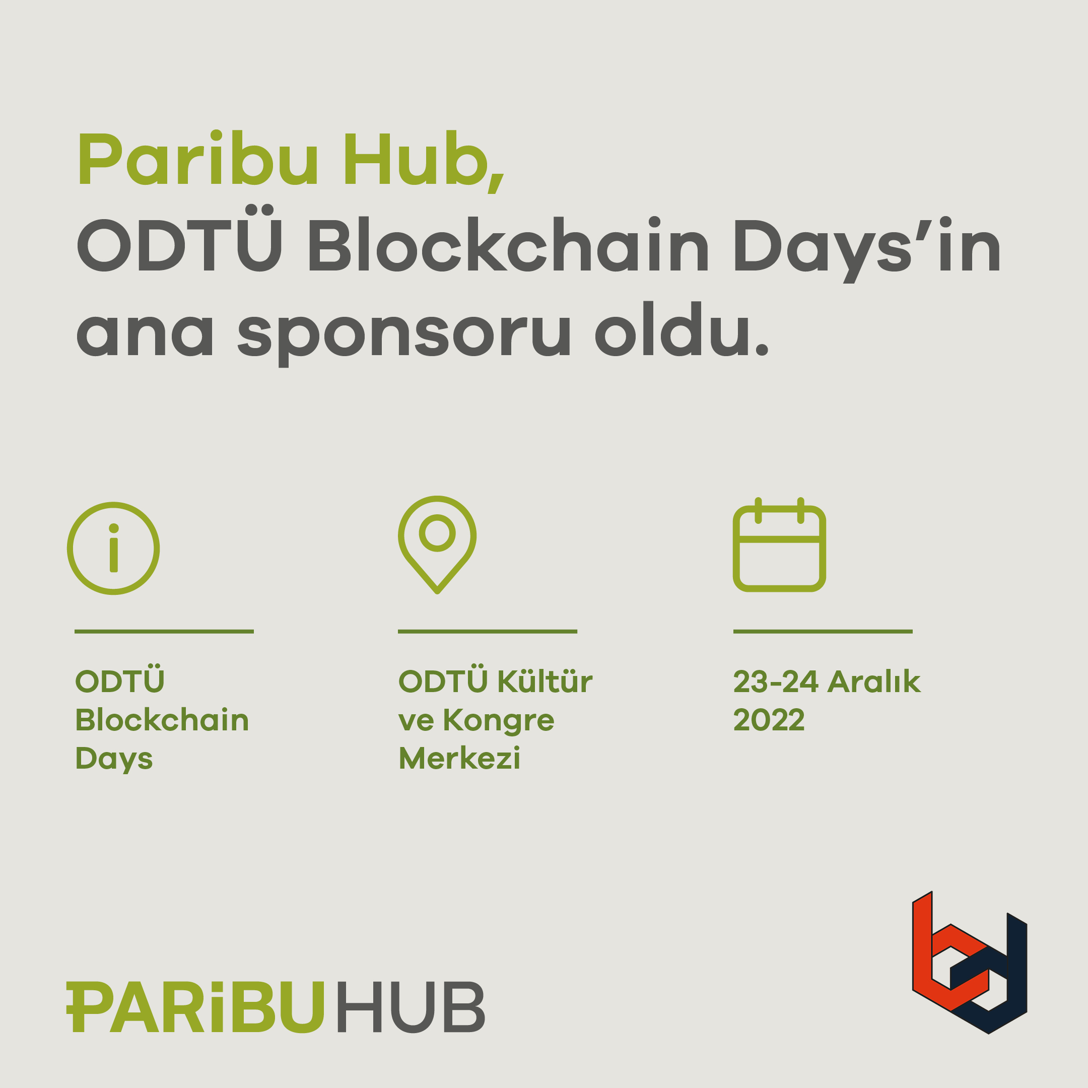 ODTÜ Blockchain Days - Paribu Hub
